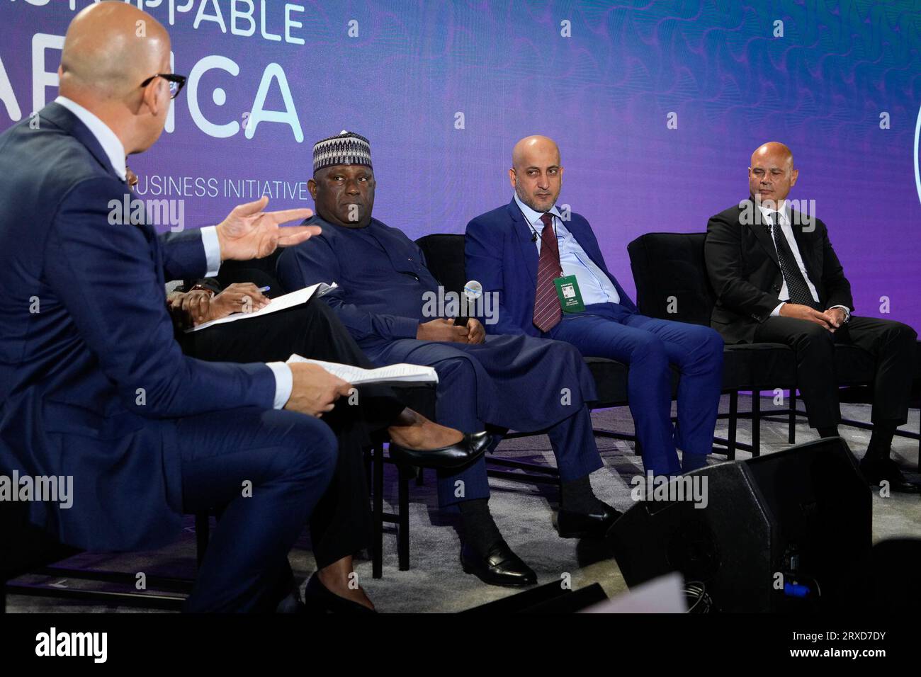 New York, New York, USA. , . Mark Eddo, Pamela Coke-Hamilton, Speaker ...