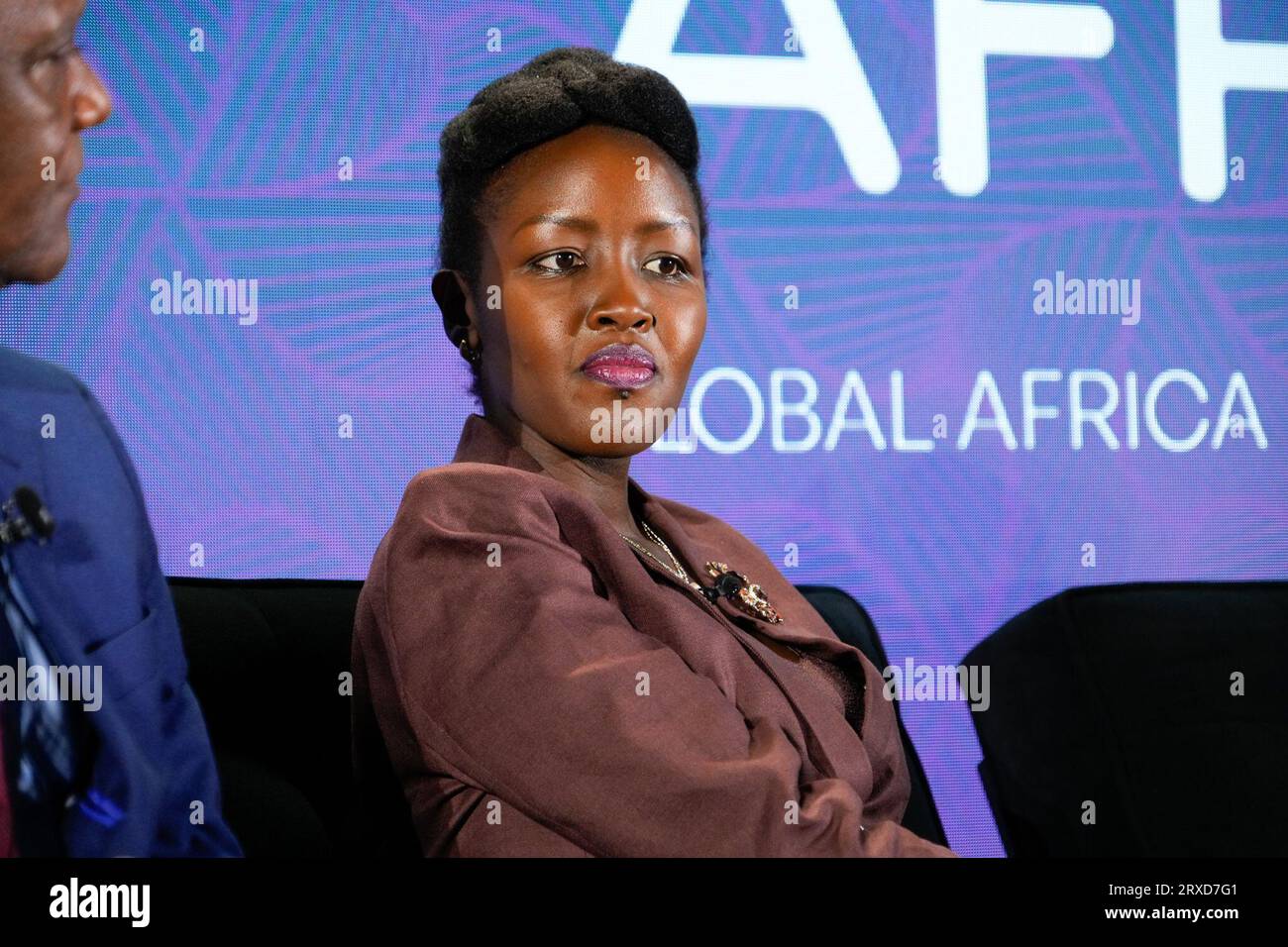 New York, New York, USA. , . H.E. Ingabire during the 2023 UNSTOPPABLE ...
