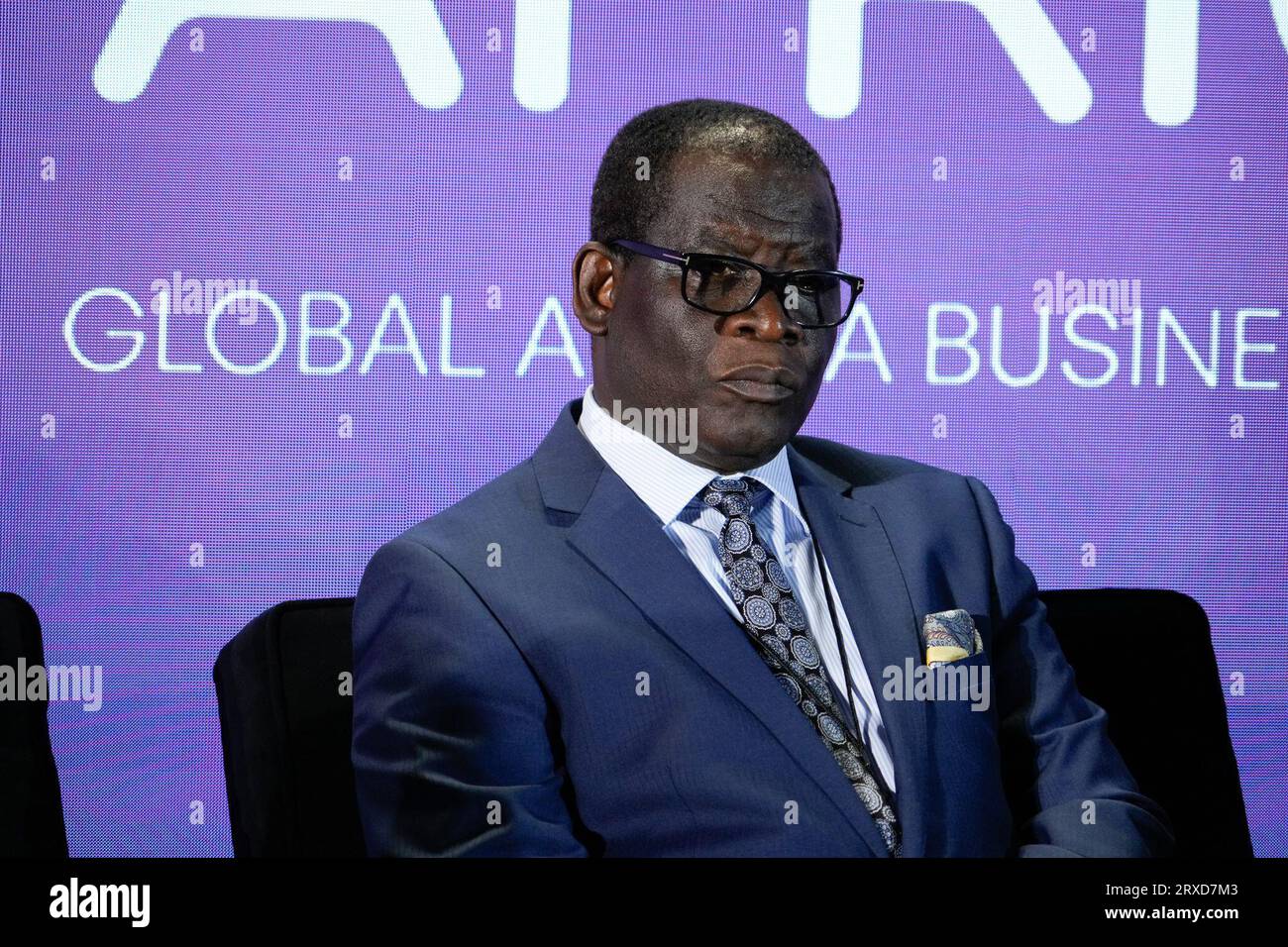 New York, New York, USA. , . Daniel Sackey during the 2023 UNSTOPPABLE ...