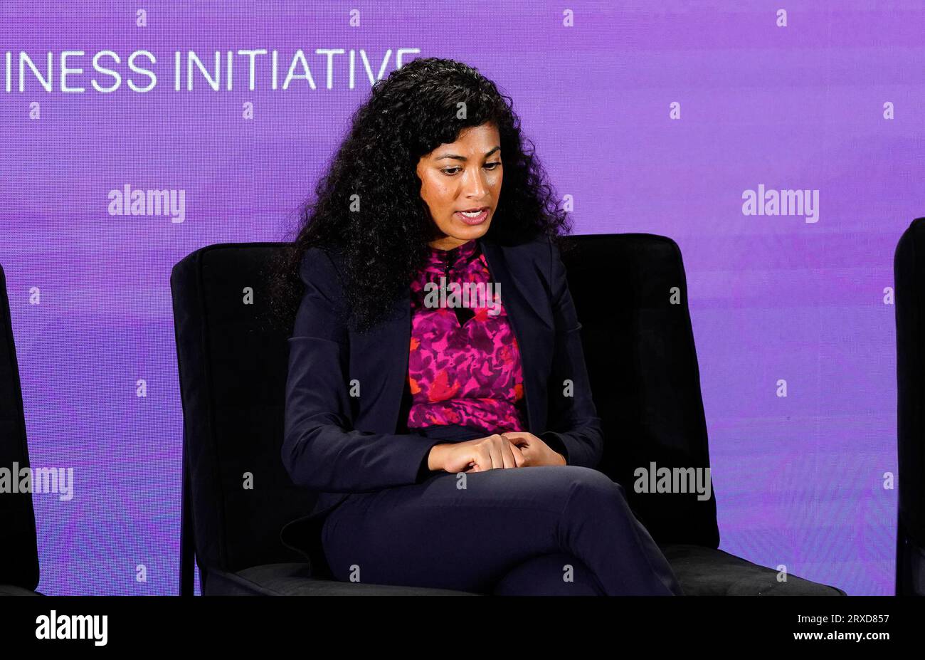 New York, New York, USA. , . Joy Basu during the 2023 UNSTOPPABLE ...