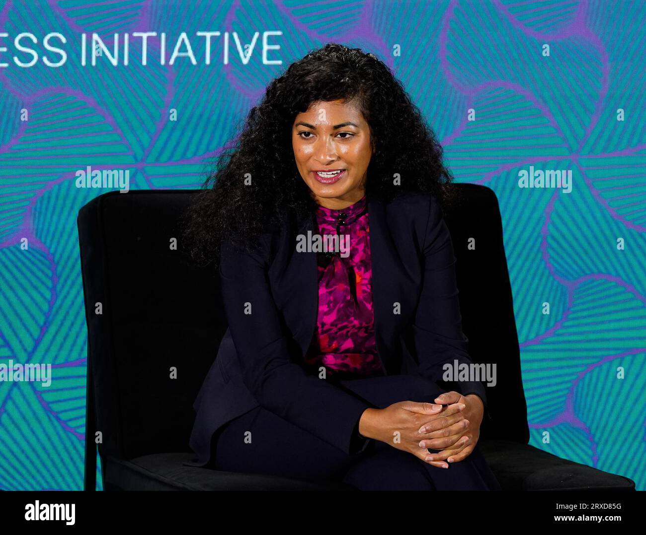 New York, New York, USA. , . Joy Basu during the 2023 UNSTOPPABLE ...