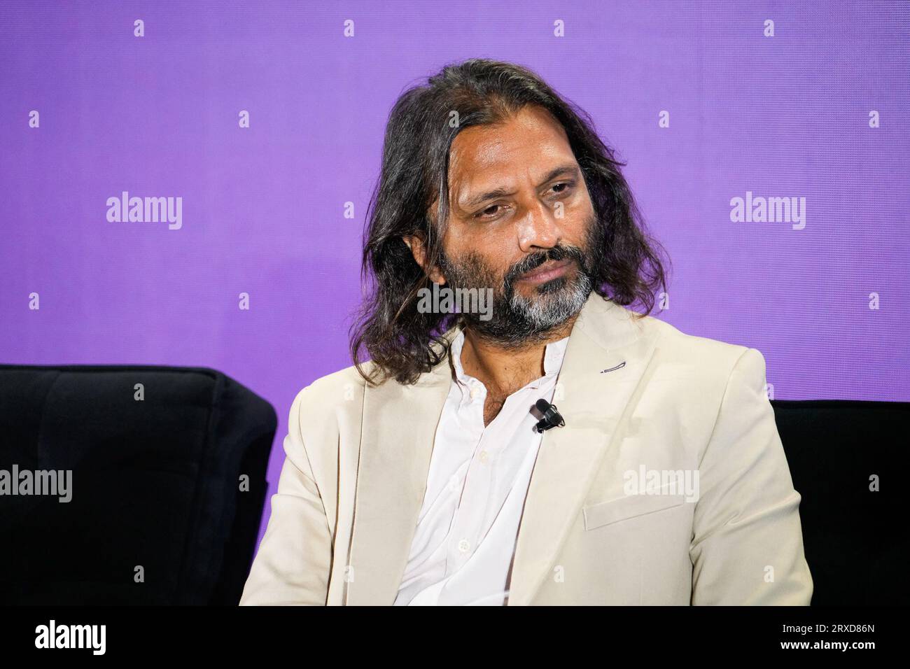 New York, New York, USA. , . Joy Basu during the 2023 UNSTOPPABLE ...