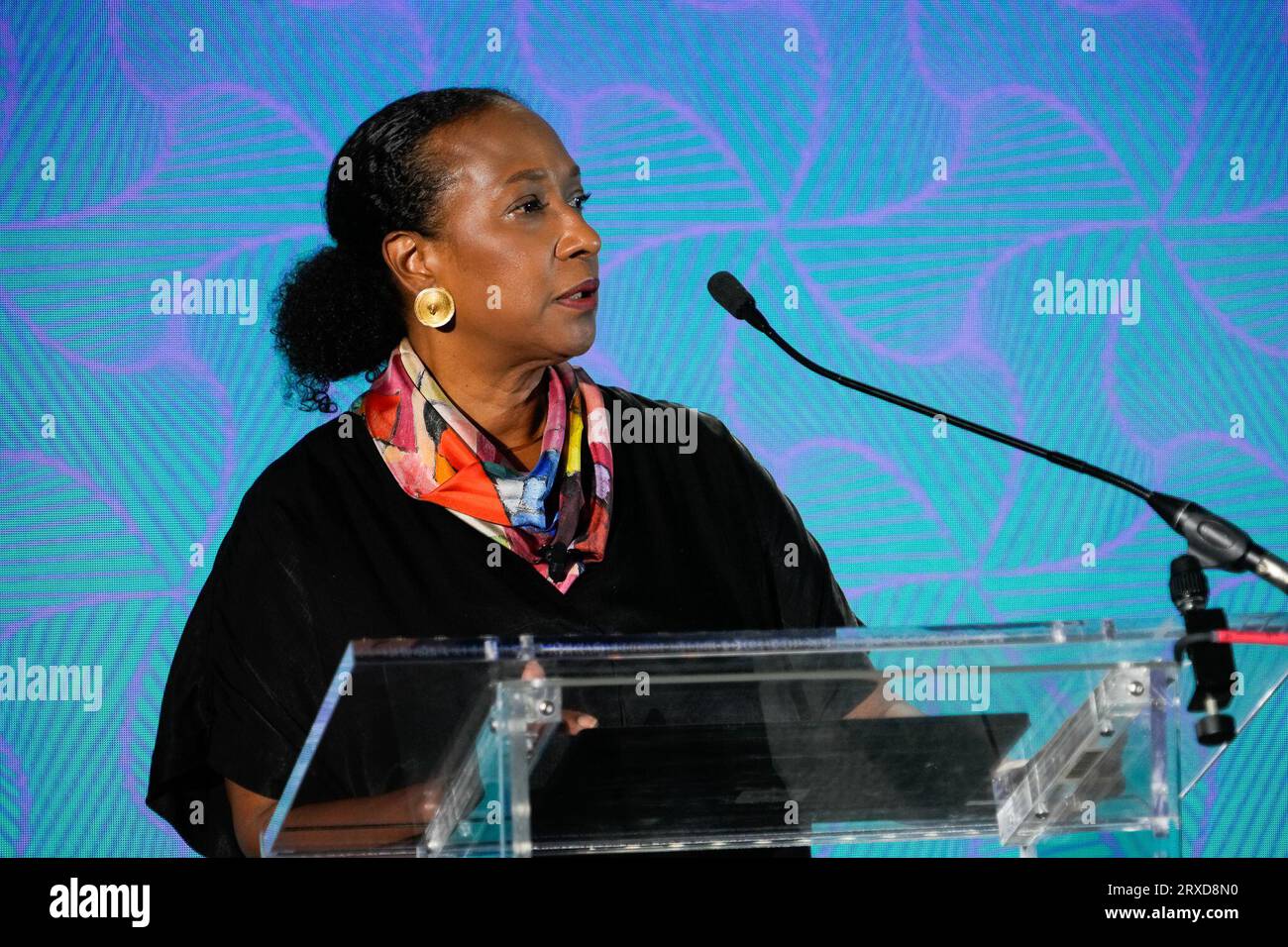 New York, New York, USA. , . Pamela Coke-Hamilton during the 2023 ...