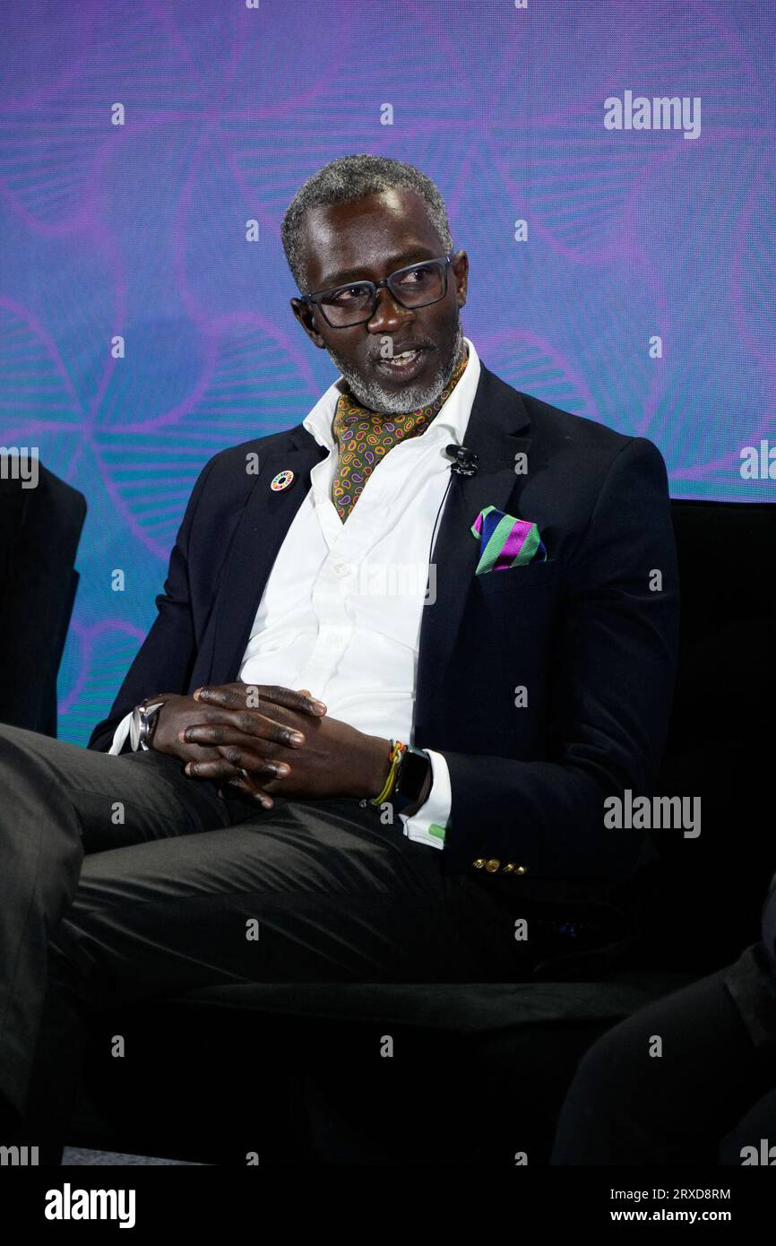 New York, New York, USA. , . Stephen Kiptinness during the 2023 ...