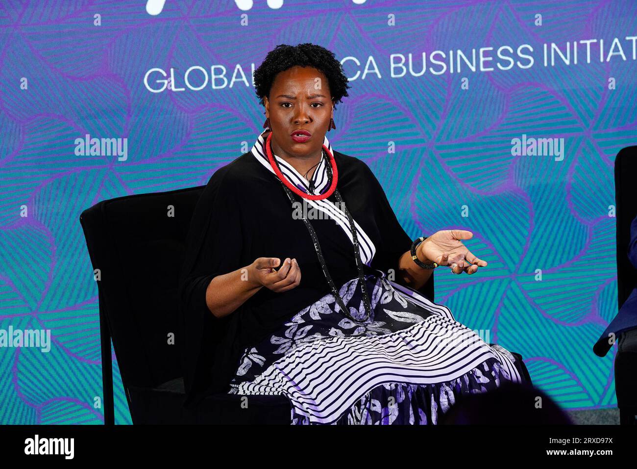 New York, New York, USA. , . Ernestine White-Mifetu during the 2023 ...