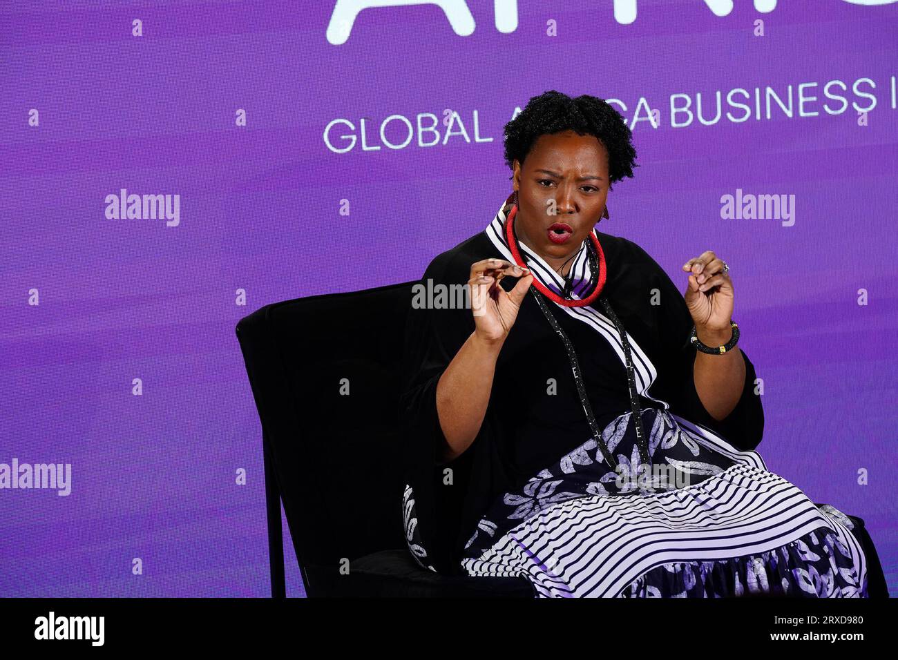 New York, New York, USA. , . Ernestine White-Mifetu during the 2023 ...