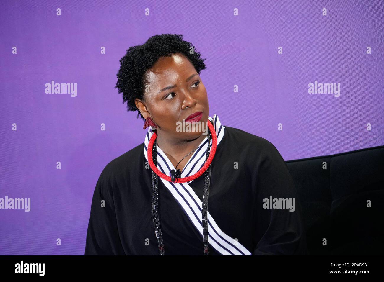 New York, New York, USA. , . Ernestine White-Mifetu during the 2023 ...