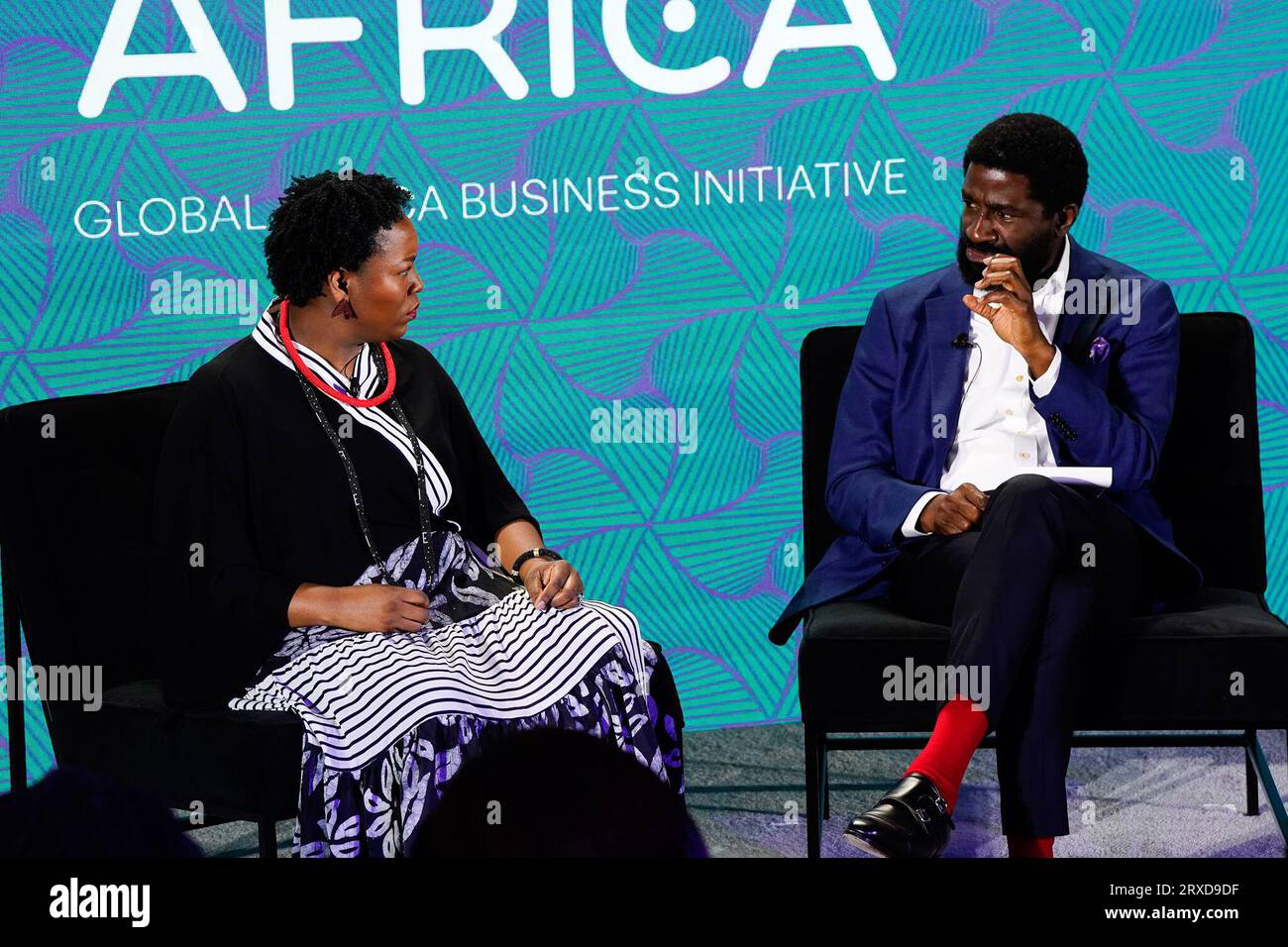 New York, New York, USA. , . Ernestine White-Mifetu, Tokunbo Akrele ...