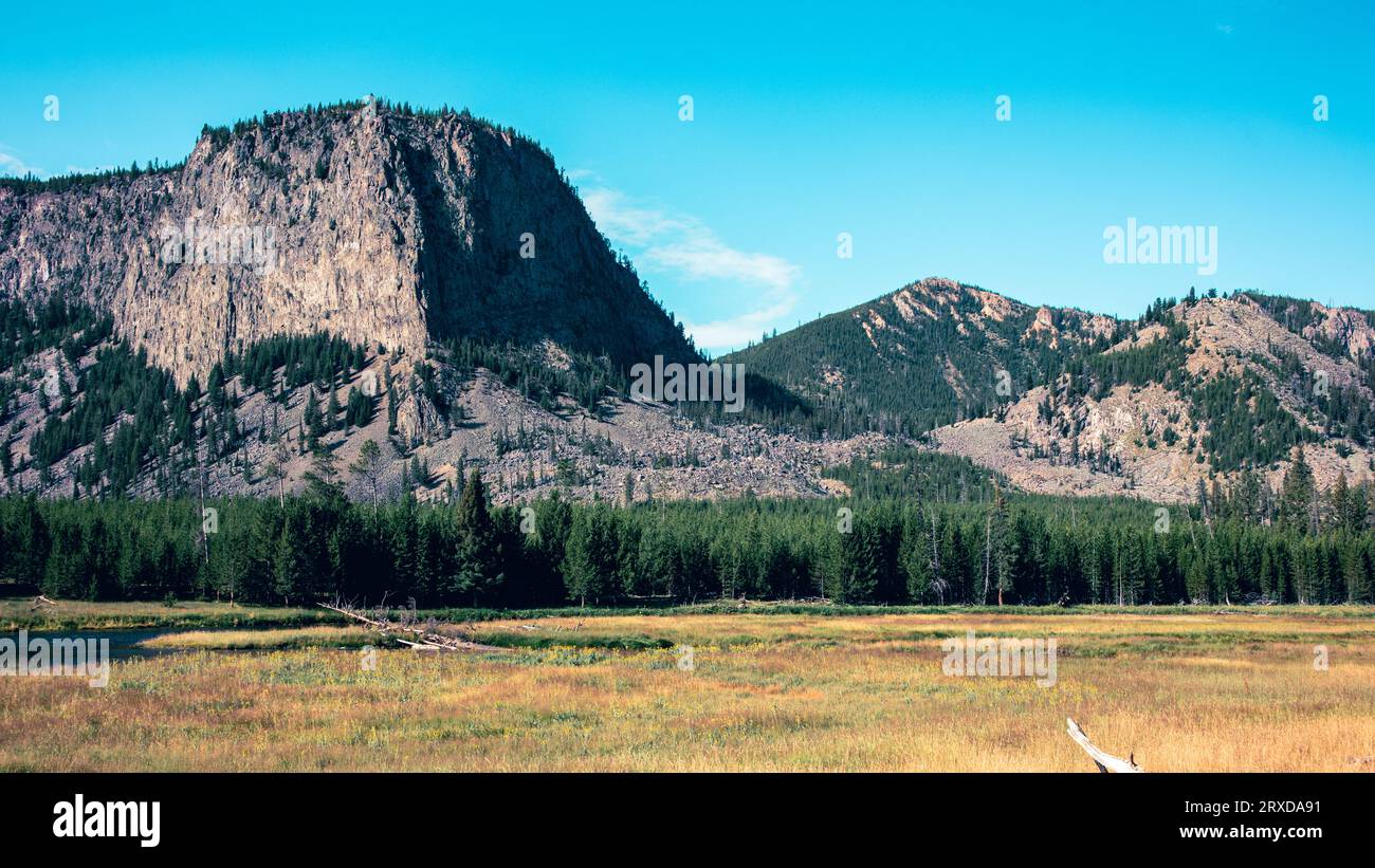 Yellowstone National Park Hot Springs Geysers Stock Photo - Alamy