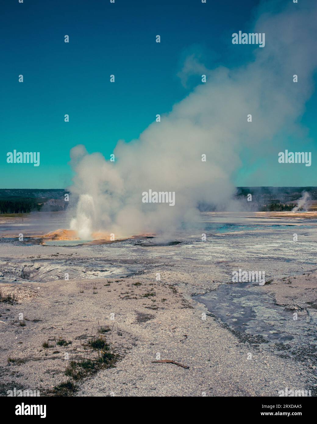 Yellowstone National Park Hot Springs Geysers Stock Photo - Alamy