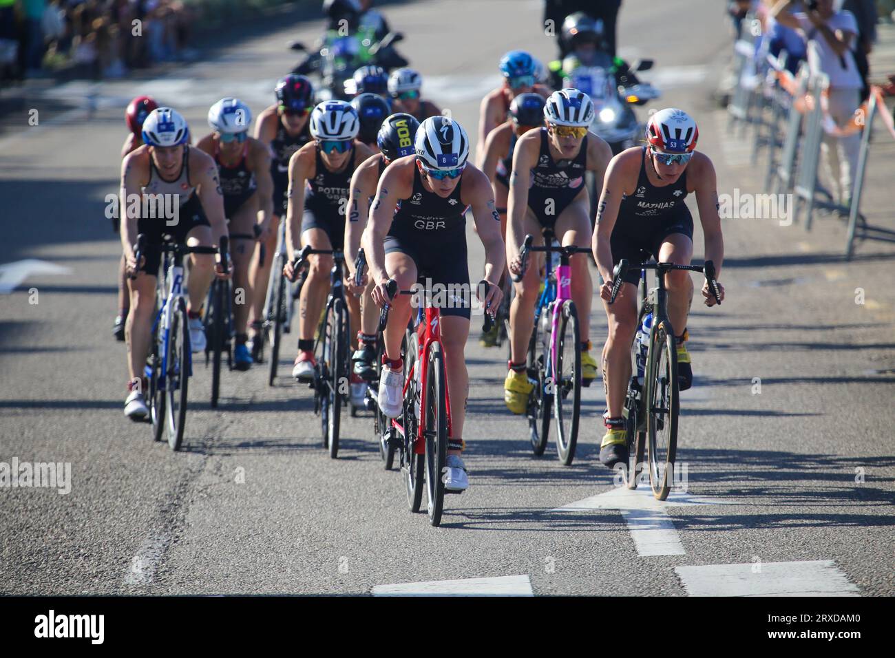 Pontevedra, Spain, 24th September, 2023: British triathlete, Sophia ...