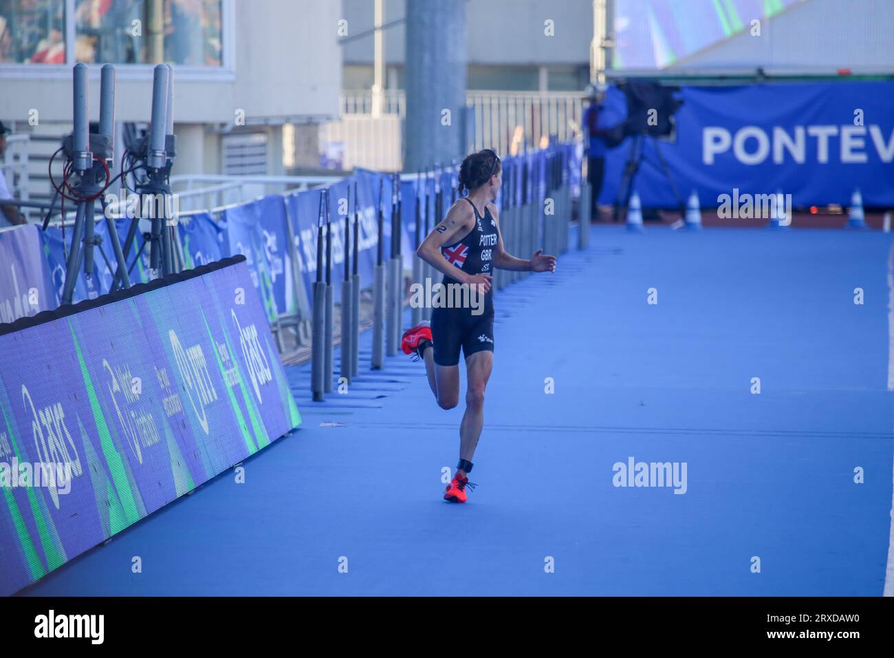 Pontevedra, Spain, 24th September, 2023: British triathlete, Beth ...