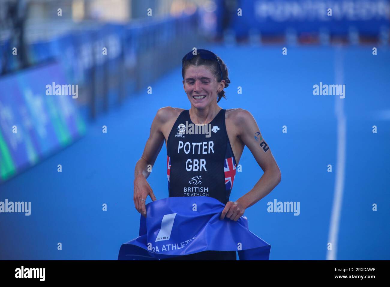 Pontevedra, Spain, 24th September, 2023: British triathlete, Beth ...