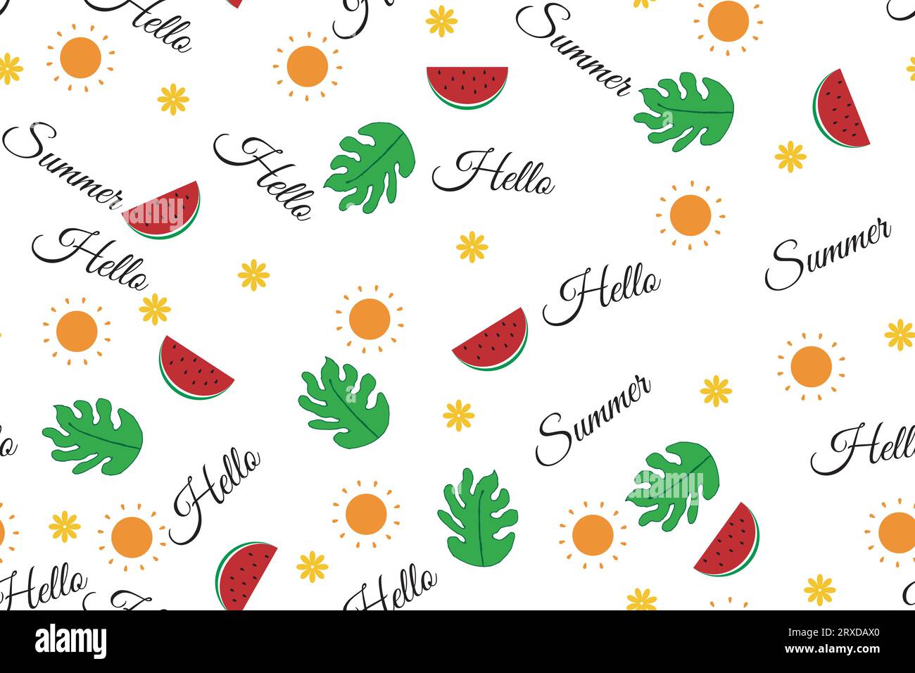 summer seamless fabric pattern design.summer season background,summer ...
