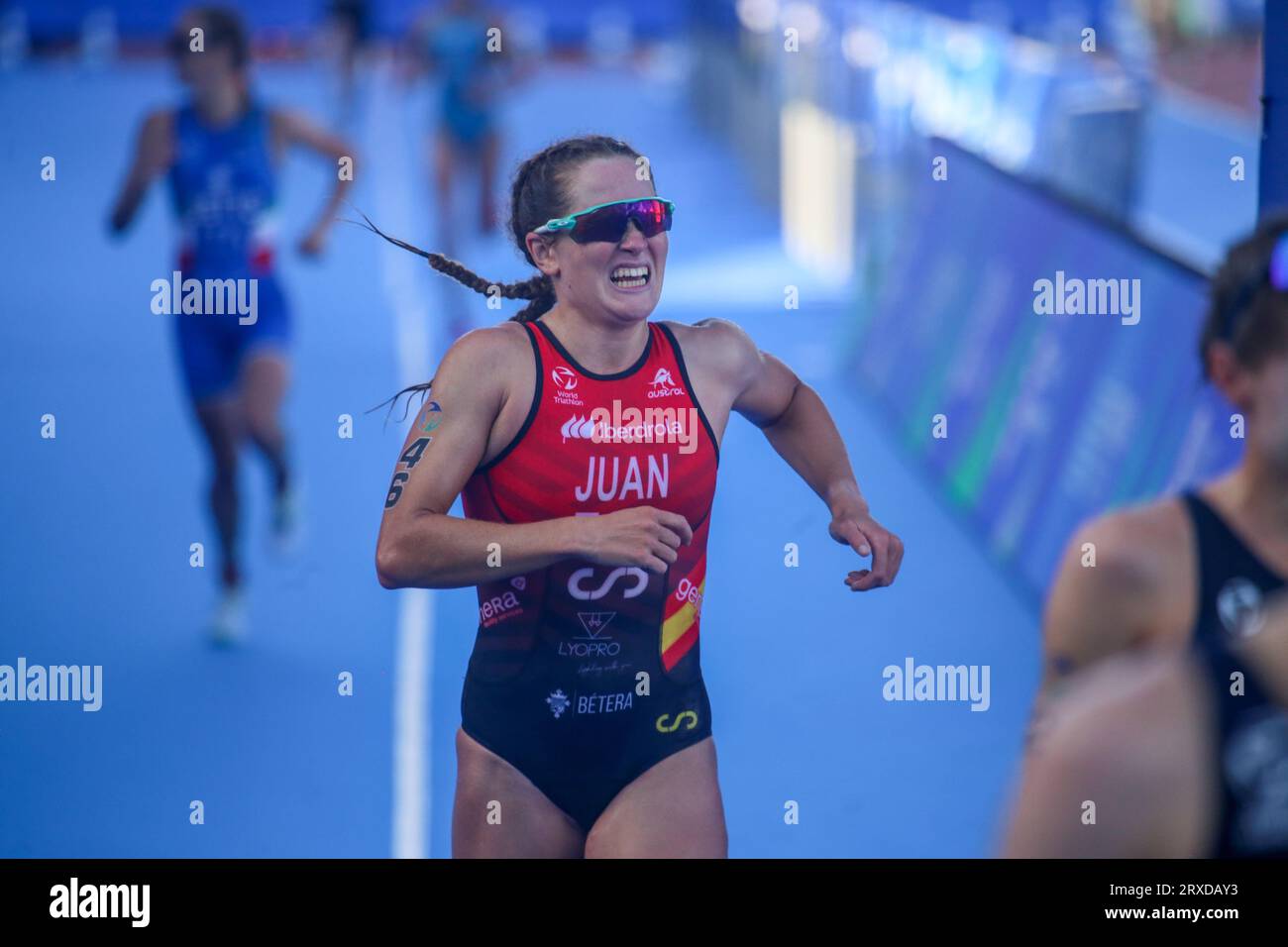 Finish line in pontevedra in the 2023 hi-res stock photography and ...