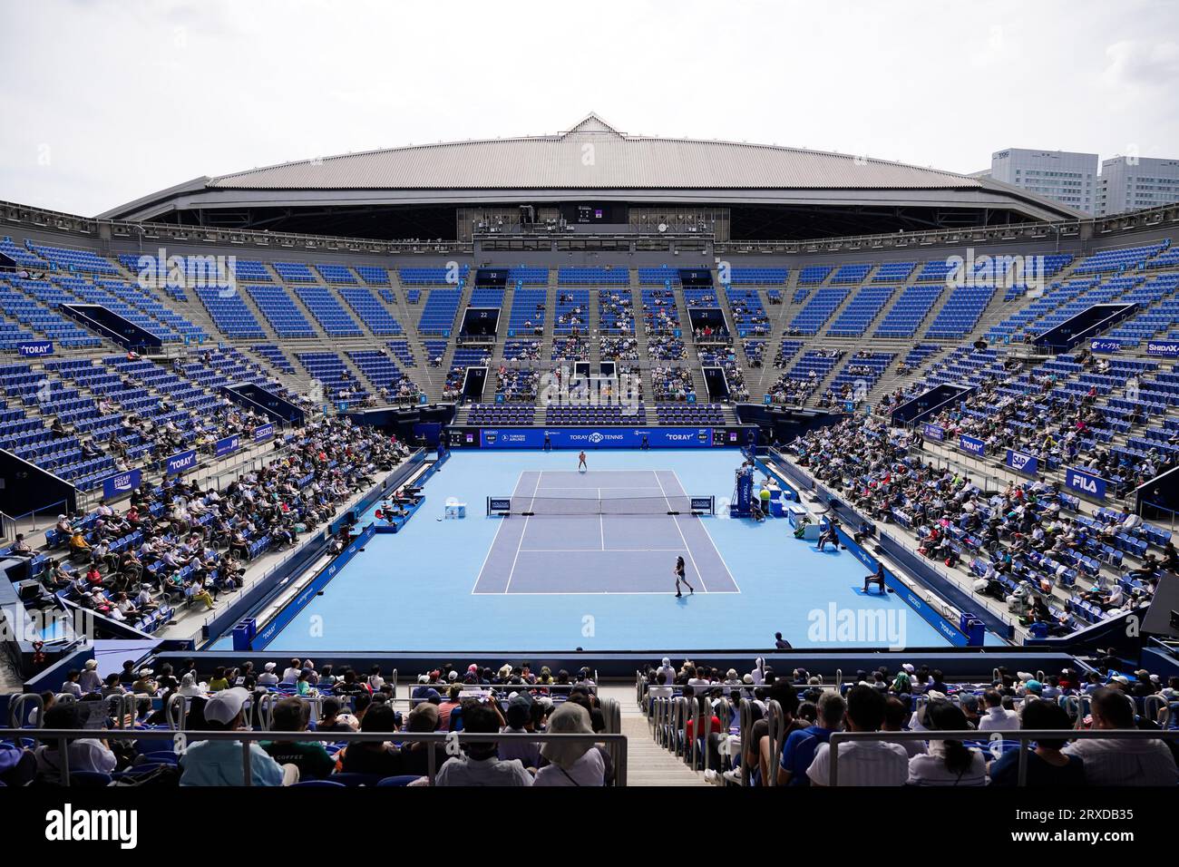 Tokyo, Japan. 24th Sep, 2023. General View Tennis : Singles ...