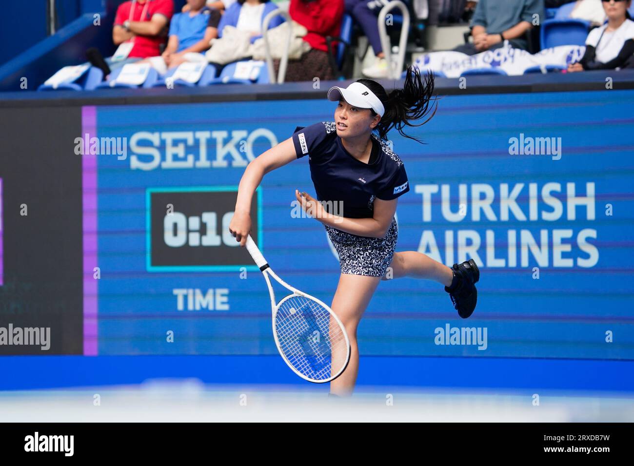 Tokyo, Japan. 24th Sep, 2023. Sakura Hosogi (JPN) Tennis : Singles ...