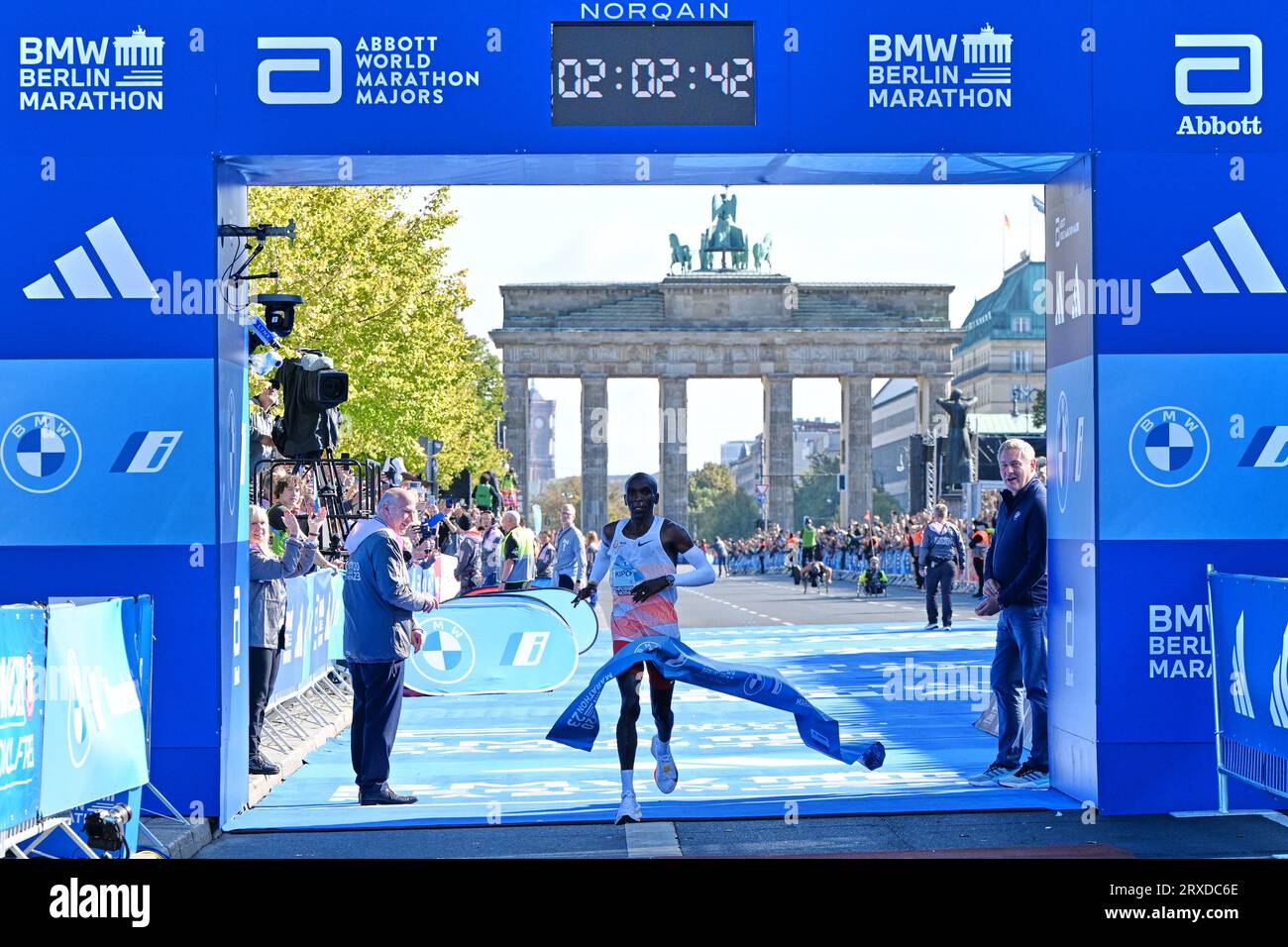 Berlin, Germany. Credit: MATSUO. 24th Sep, 2023. Eliud Kipchoge (KEN) Marathon : Berlin Marathon ...