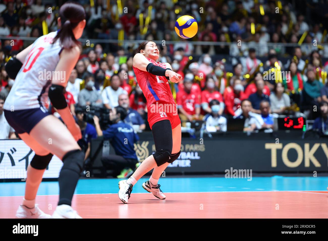Tokyo, Japan. 23rd Sep, 2023. Minami Nishimura (JPN) Volleyball : FIVB ...