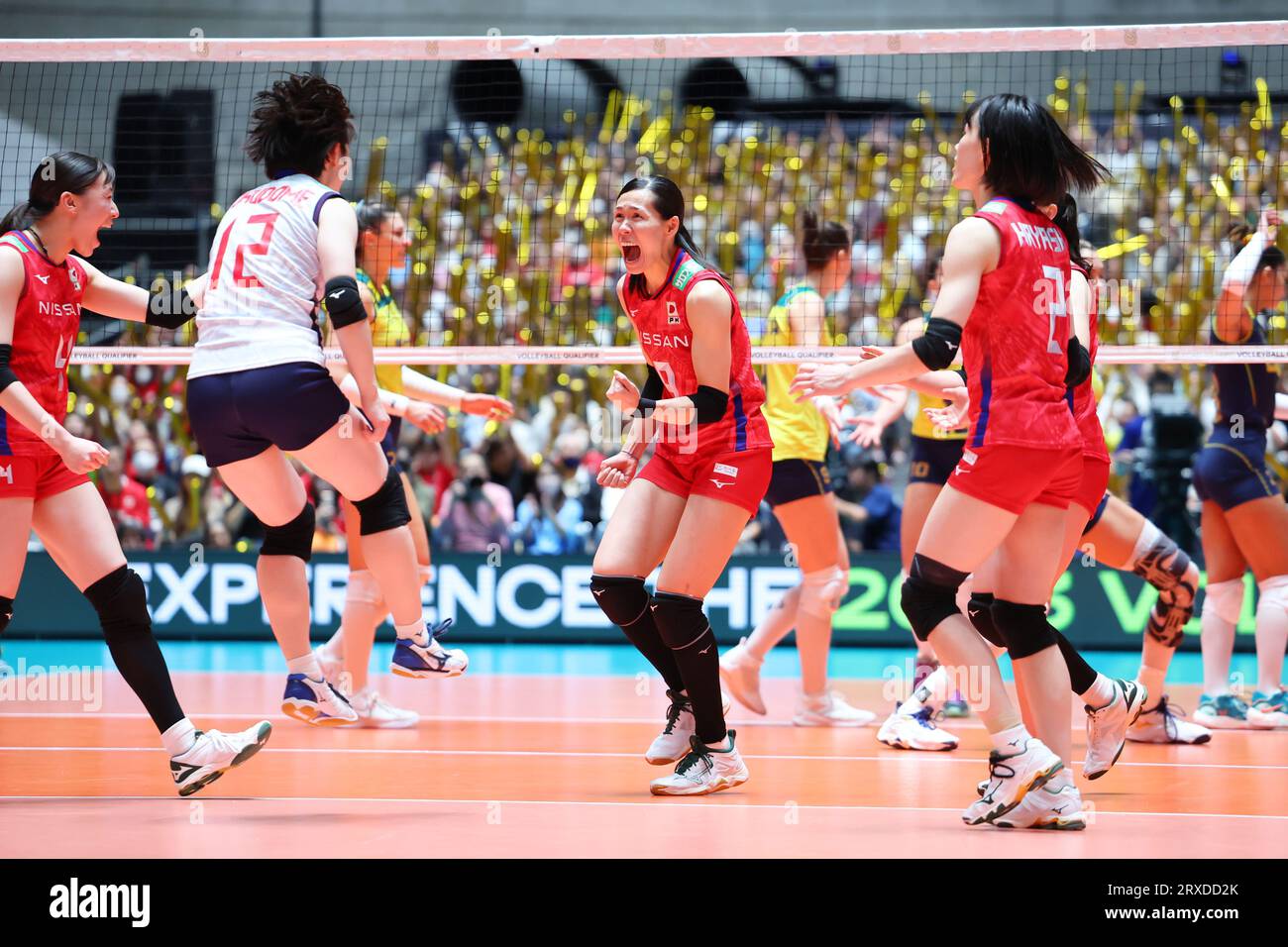 Tokyo, Japan. 24th Sep, 2023. Aya Watanabe & Japan women's team group (JPN) Volleyball : FIVB ...