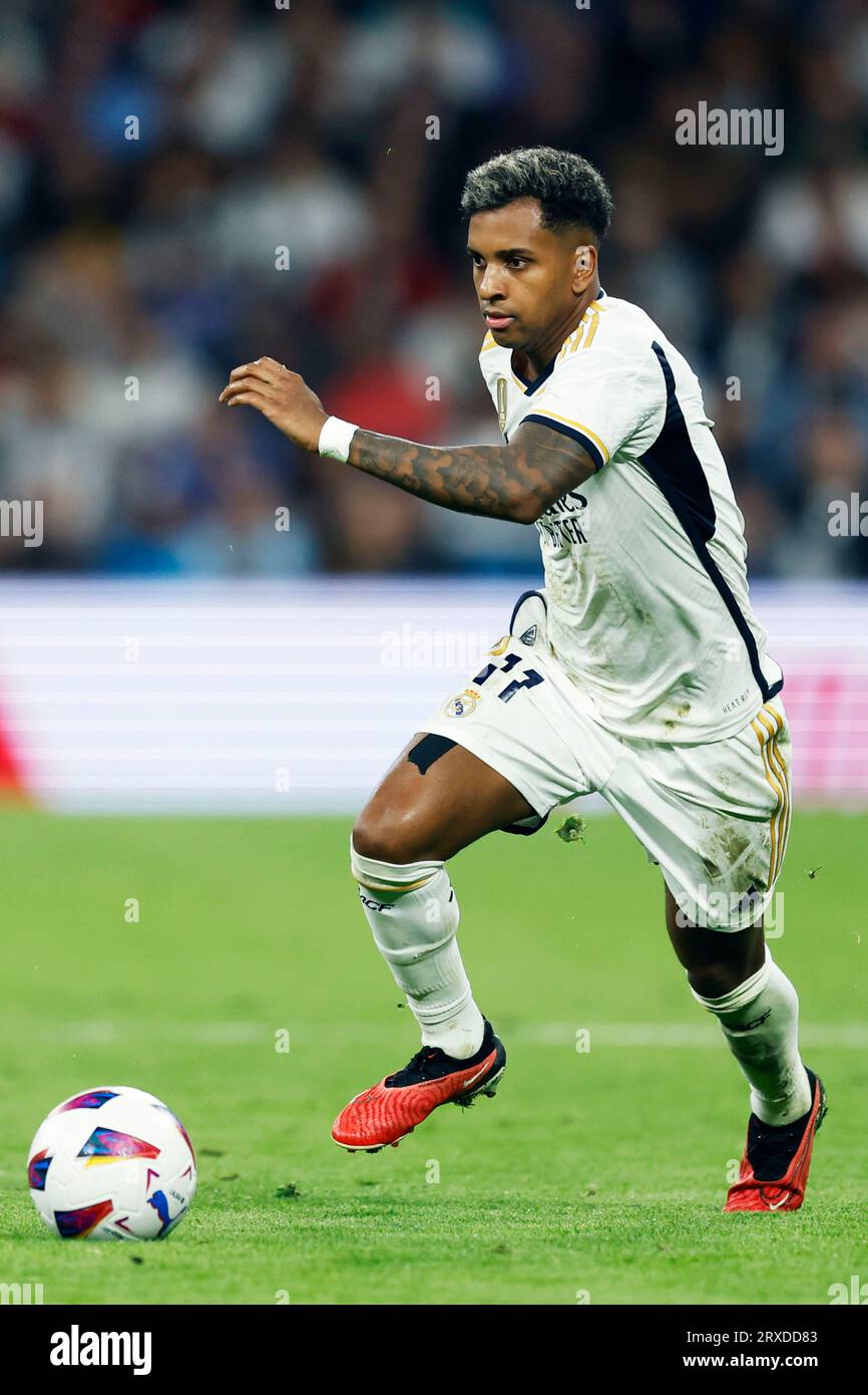 Madrid, Spain. Credit: D. 17th Sep, 2023. Rodrygo (Real) Football ...