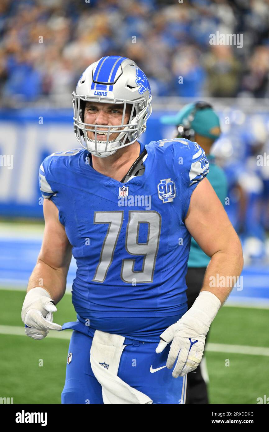 DETROIT, MI - SEPTEMBER 24: Detroit Lions DE (79) John Cominsky during ...