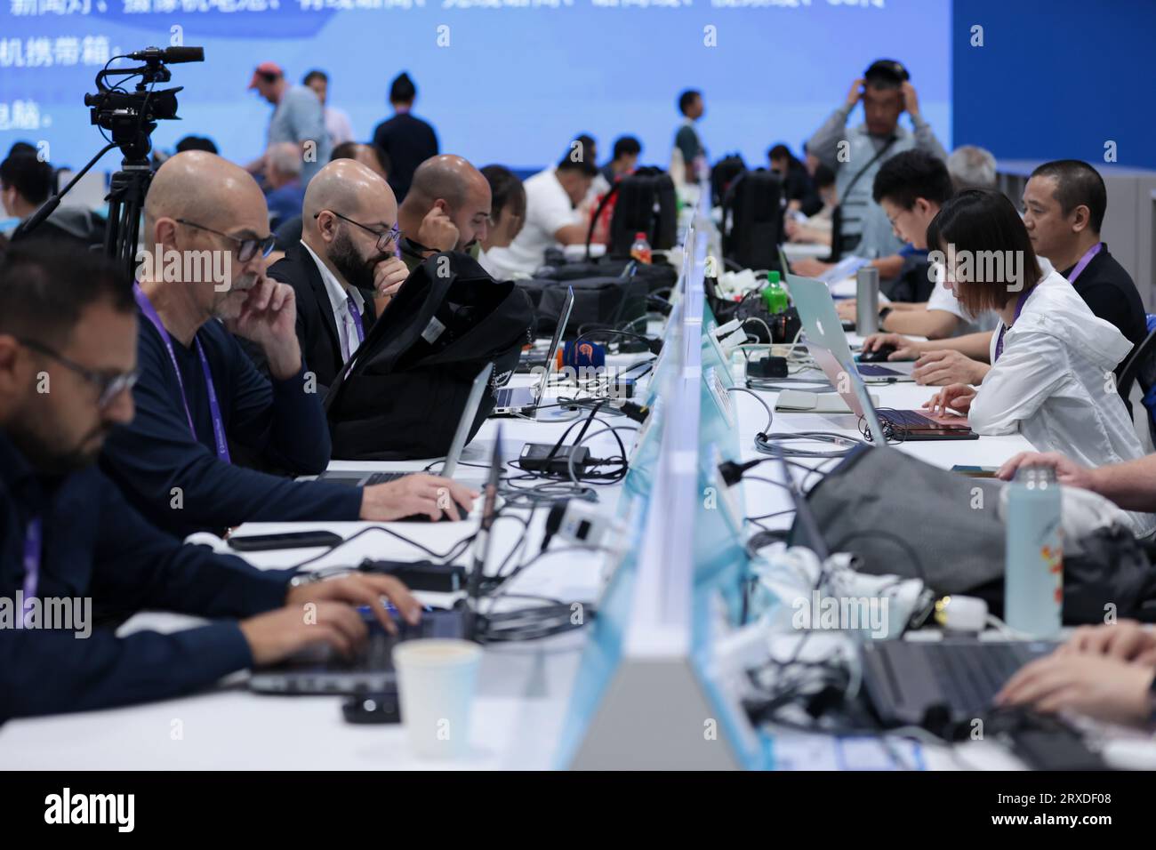 General view, SEPTEMBER 23, 2023 : at Main MediaCenter during the 2022 ...