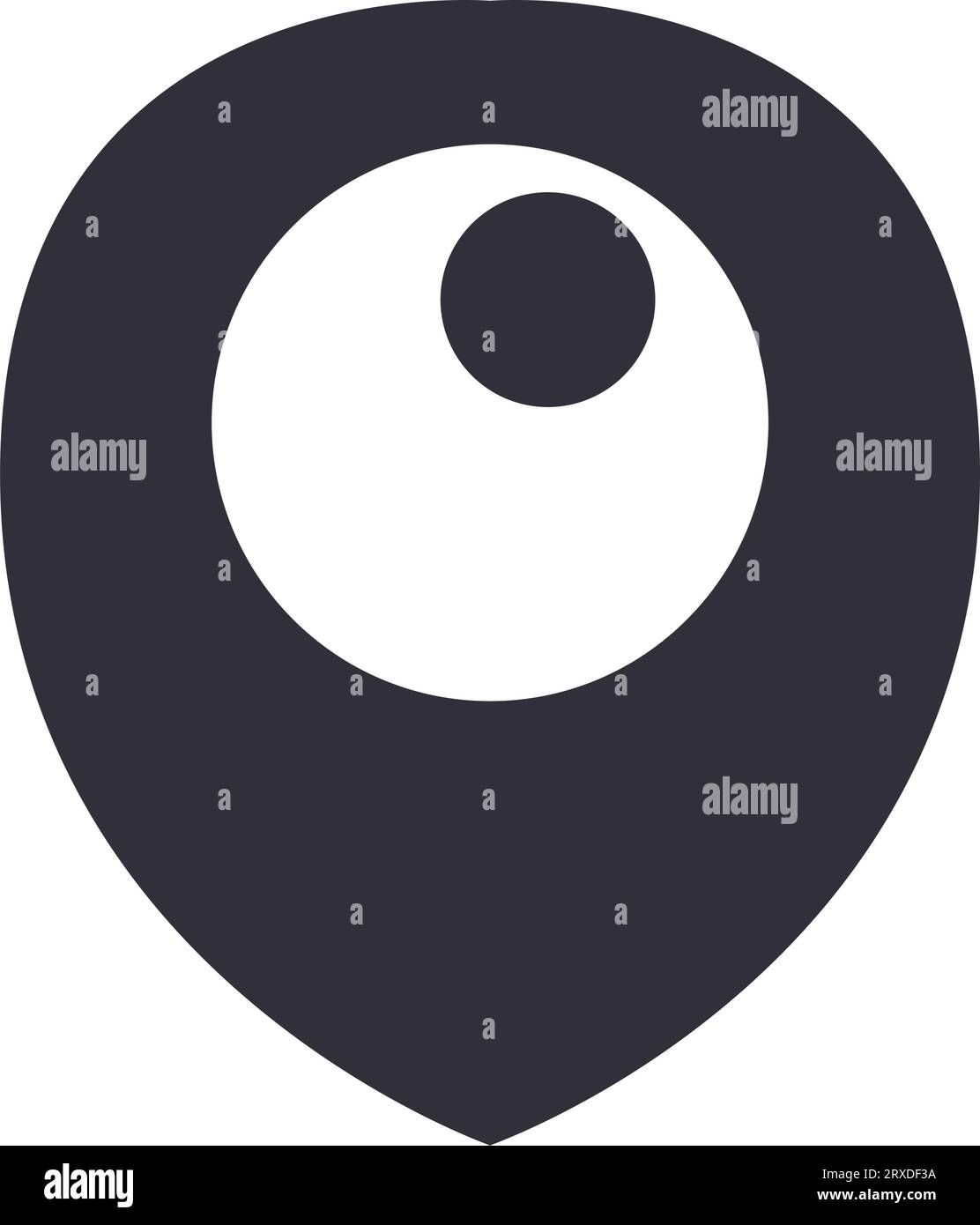 pin icon location pictogram Stock Vector Image & Art - Alamy