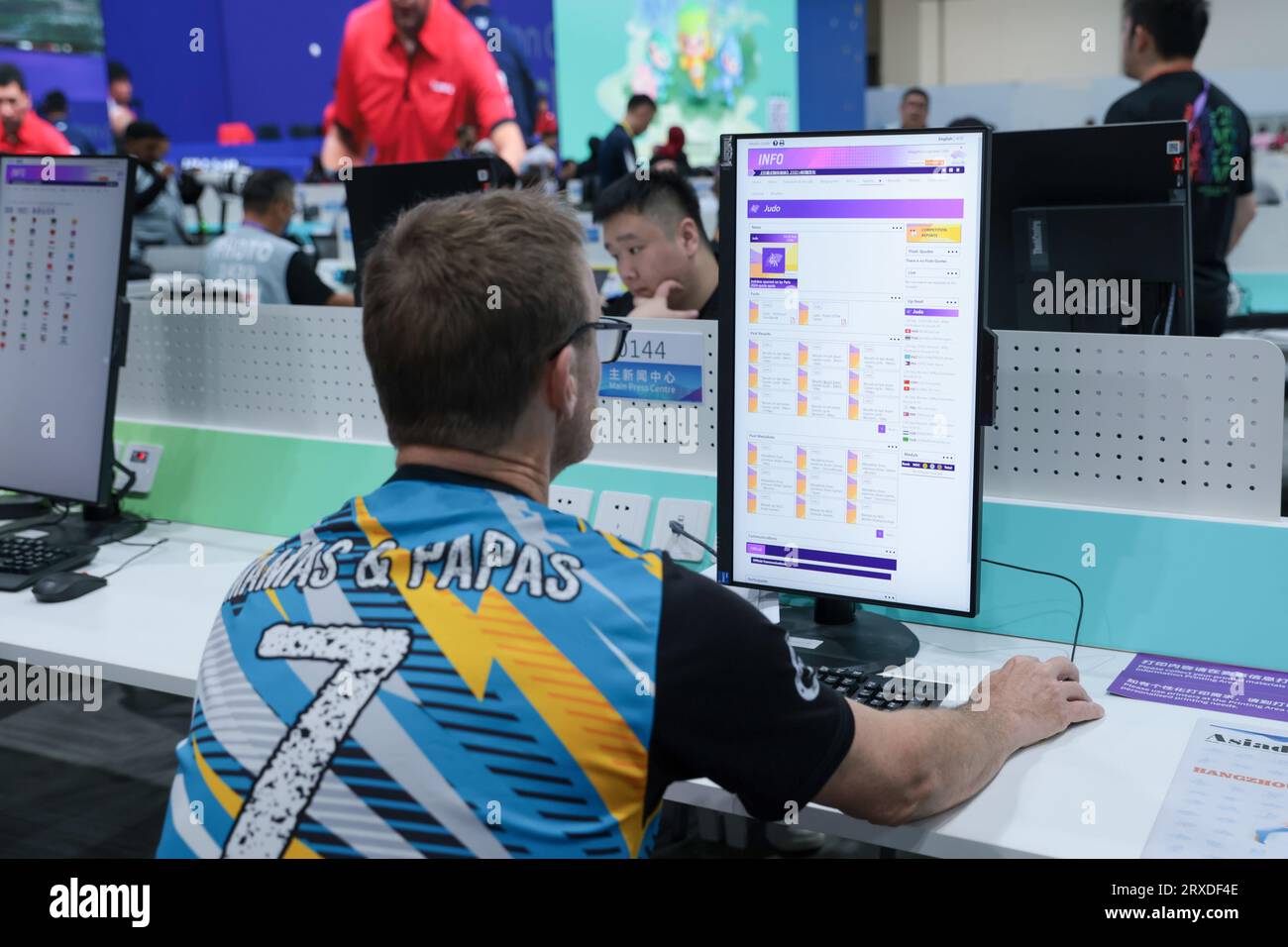 General view, SEPTEMBER 23, 2023 : at Main MediaCenter during the 2022 ...