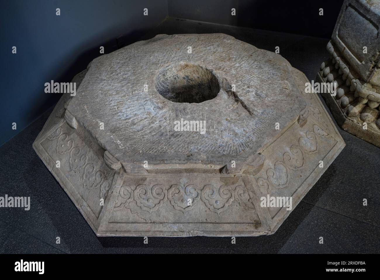 White Marble plinth of Summer Palace in Beijing Stock Photo - Alamy