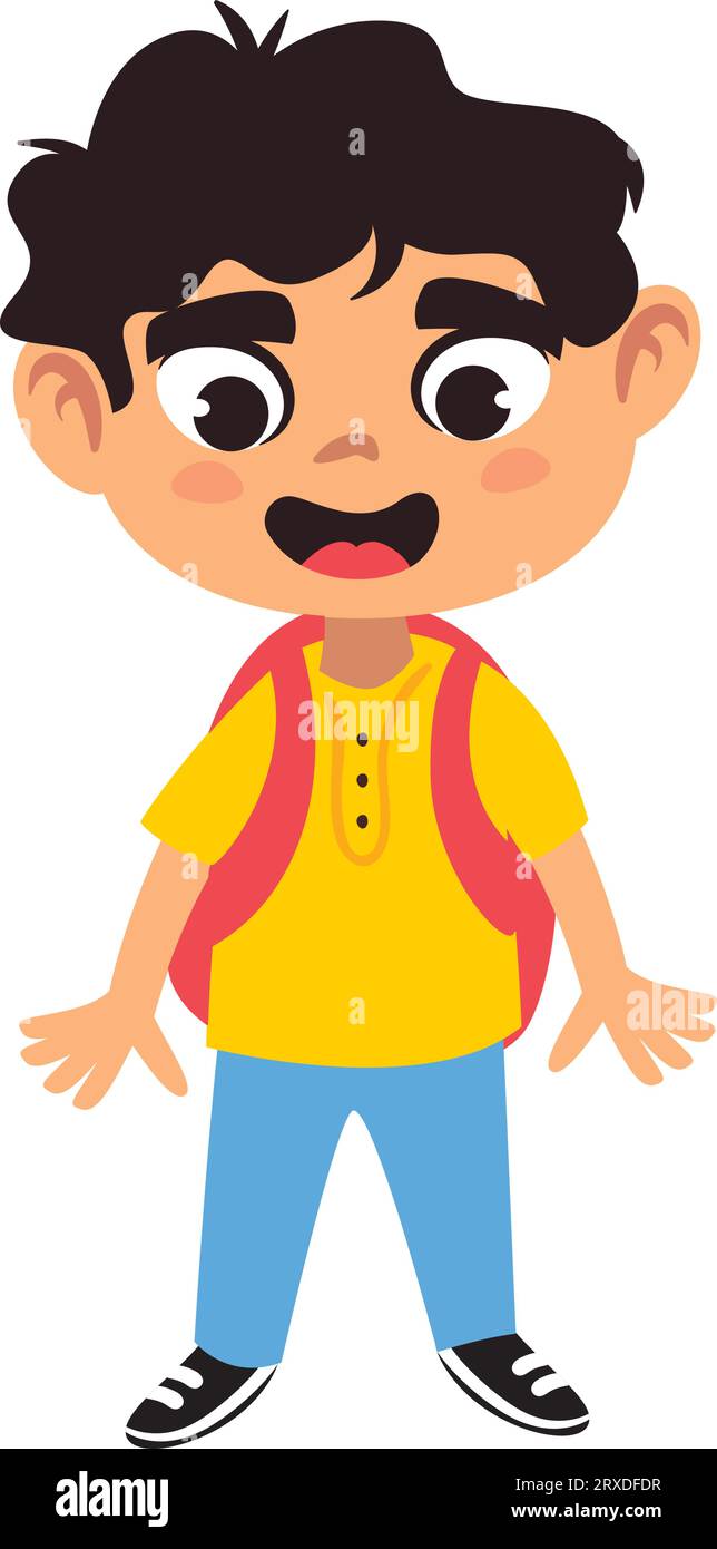 student character boy Stock Vector Image & Art - Alamy