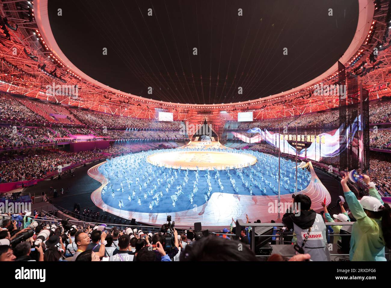 General view, SEPTEMBER 23, 2023 : Opening Ceremony at Hangzhou Olympic Sports Centre Stadium ...