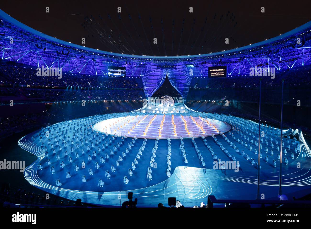 General view, SEPTEMBER 23, 2023 : Opening Ceremony at Hangzhou Olympic Sports Centre Stadium ...