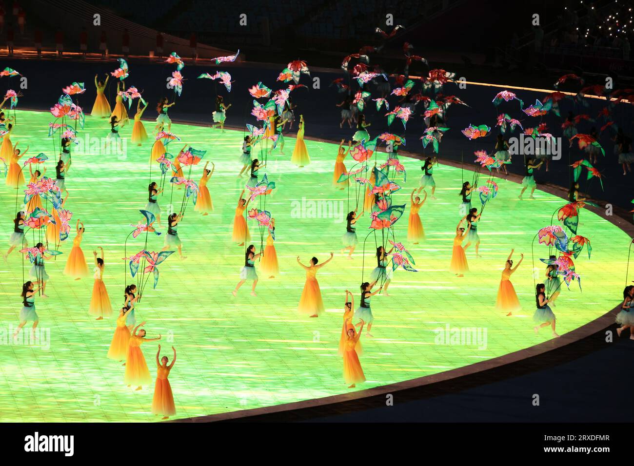 General view, SEPTEMBER 23, 2023 : Opening Ceremony at Hangzhou Olympic Sports Centre Stadium ...