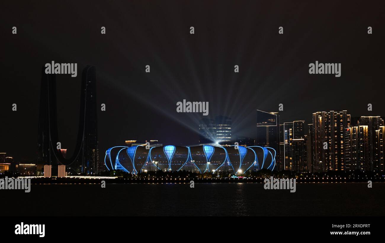 General view, SEPTEMBER 23, 2023 : Opening Ceremony at Hangzhou Olympic ...