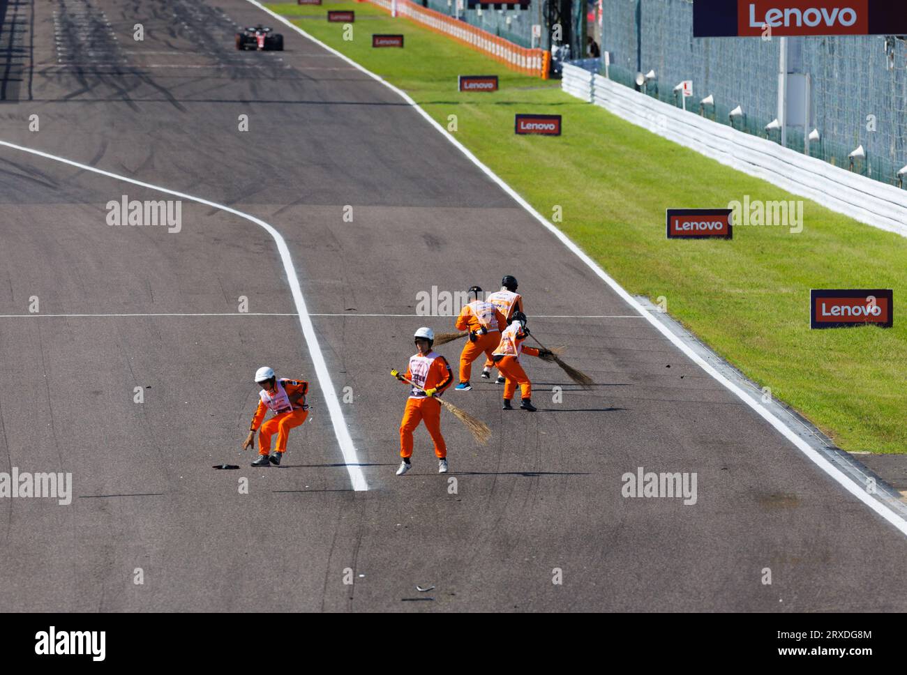 Marshals clear debris from circuit hi-res stock photography and images ...