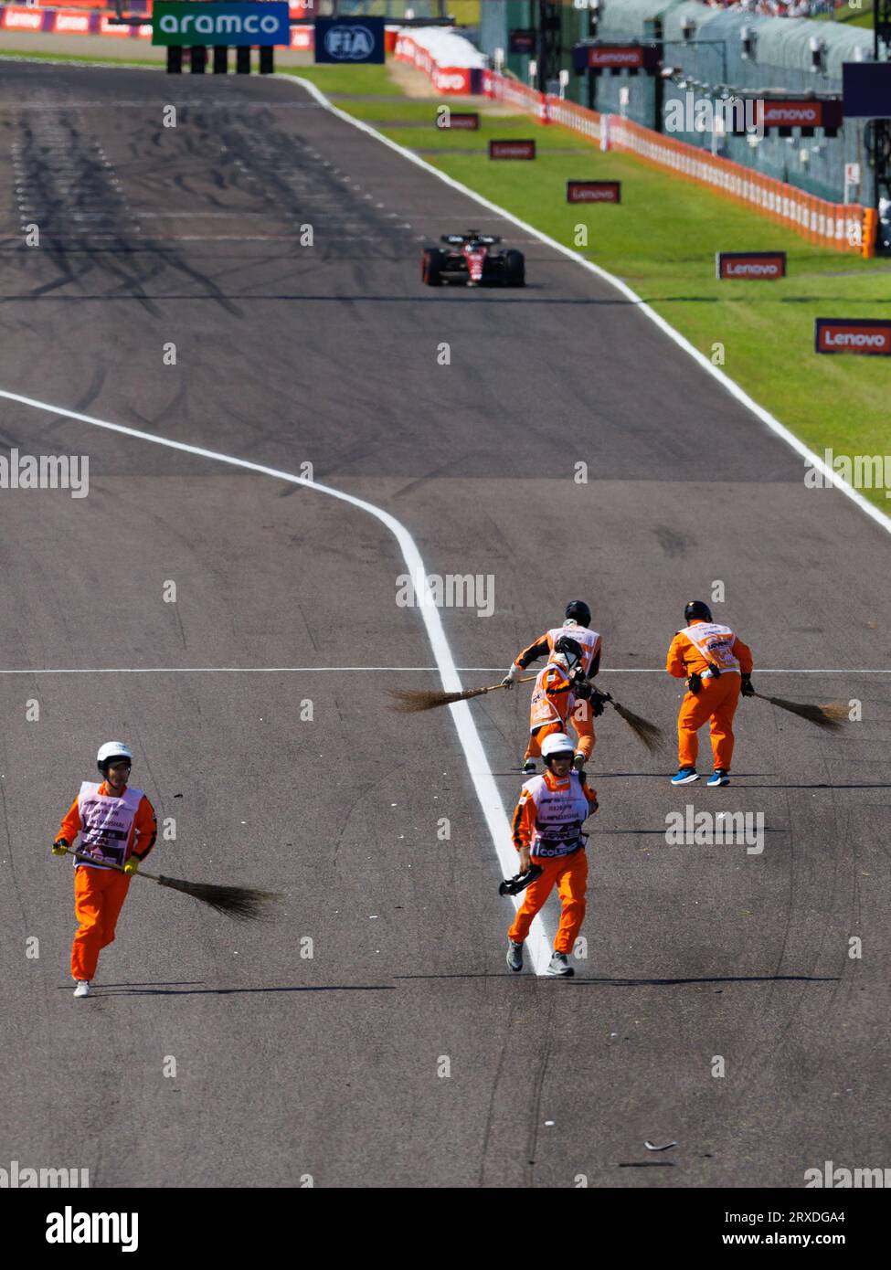 Marshals clear debris from circuit hi-res stock photography and images ...