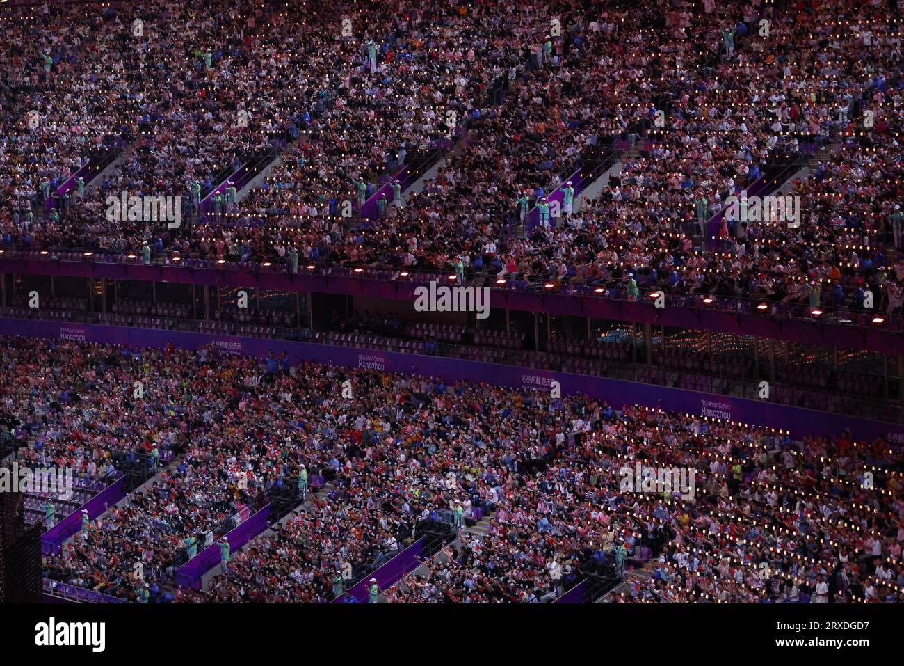 SEPTEMBER 23, 2023 : Opening Ceremony at Hangzhou Olympic Sports Centre ...
