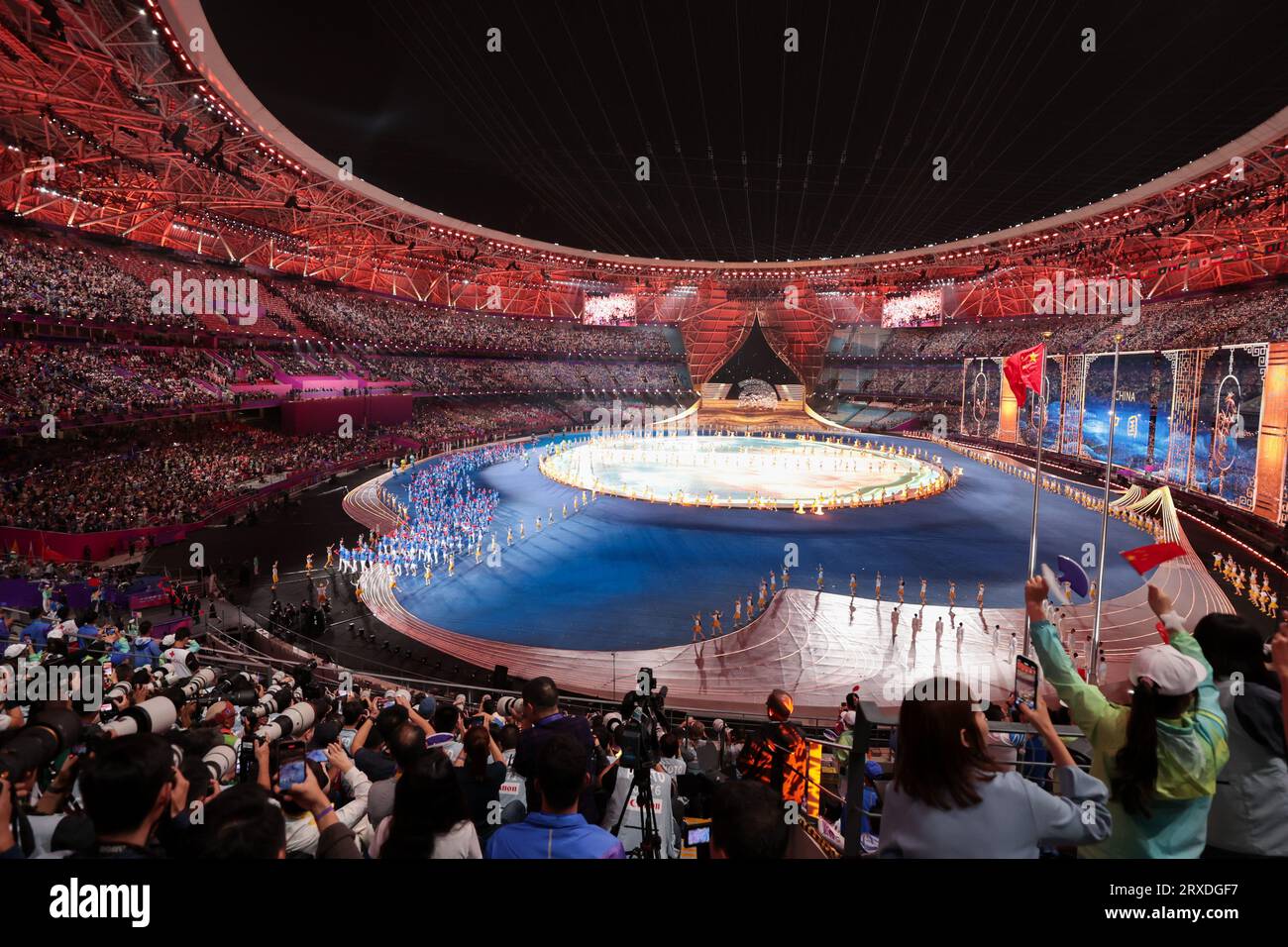 General view, SEPTEMBER 23, 2023 : Opening Ceremony at Hangzhou Olympic Sports Centre Stadium ...
