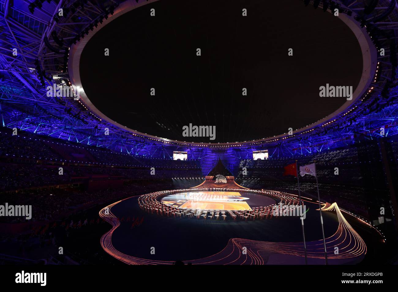 General view, SEPTEMBER 23, 2023 : Opening Ceremony at Hangzhou Olympic Sports Centre Stadium ...