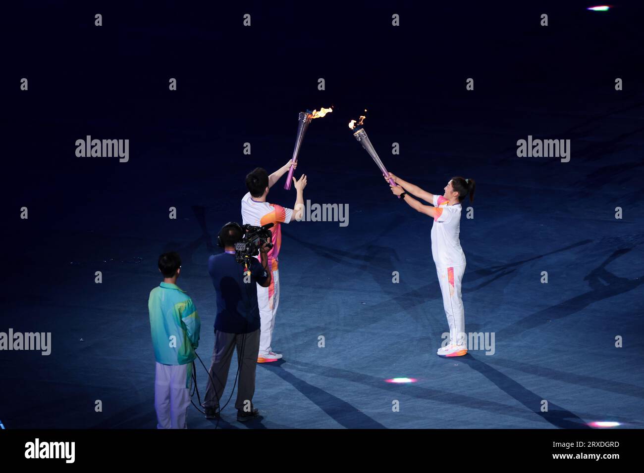 Flame Torch Relay, SEPTEMBER 23, 2023 : Opening Ceremony at Hangzhou ...