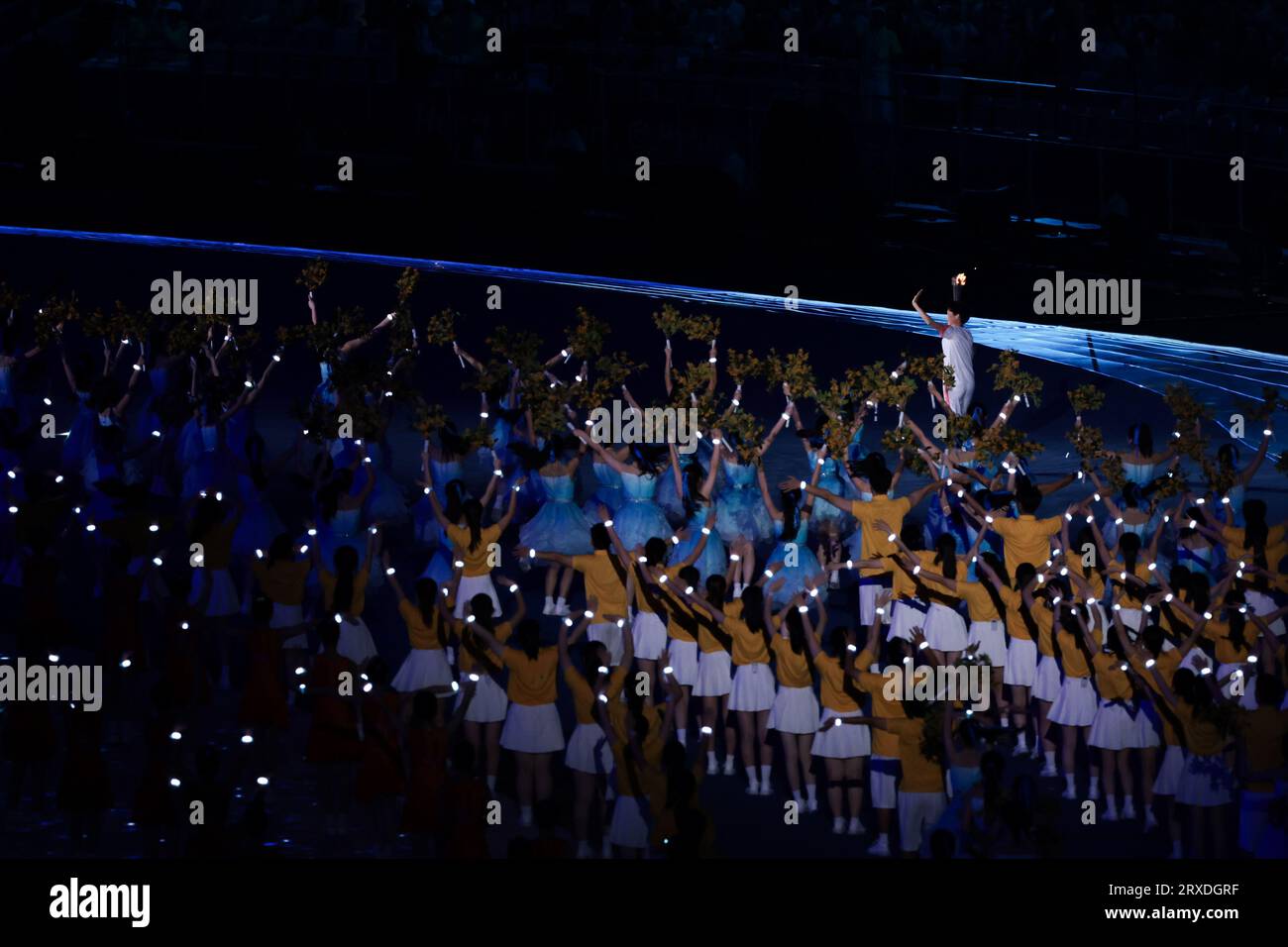 Flame Torch Relay, SEPTEMBER 23, 2023 : Opening Ceremony at Hangzhou ...