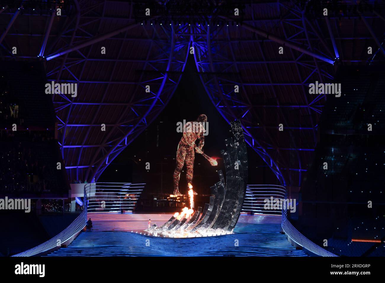 Flame Torch Relay, SEPTEMBER 23, 2023 : Opening Ceremony at Hangzhou ...