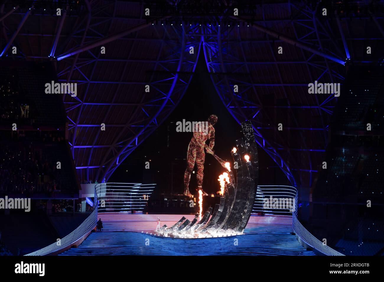 Flame Torch Relay, SEPTEMBER 23, 2023 : Opening Ceremony at Hangzhou ...