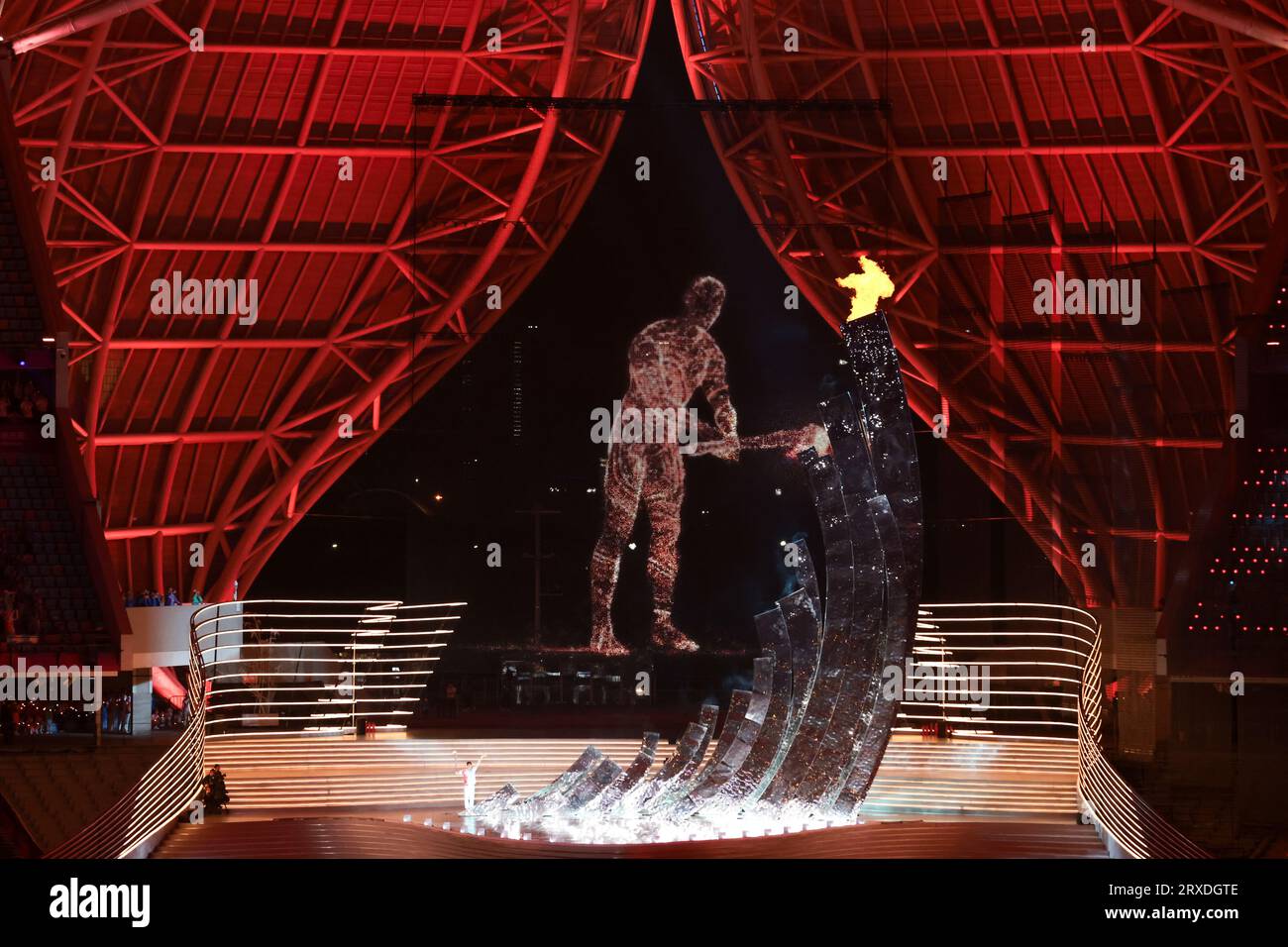 Flame Torch Relay, SEPTEMBER 23, 2023 : Opening Ceremony at Hangzhou ...