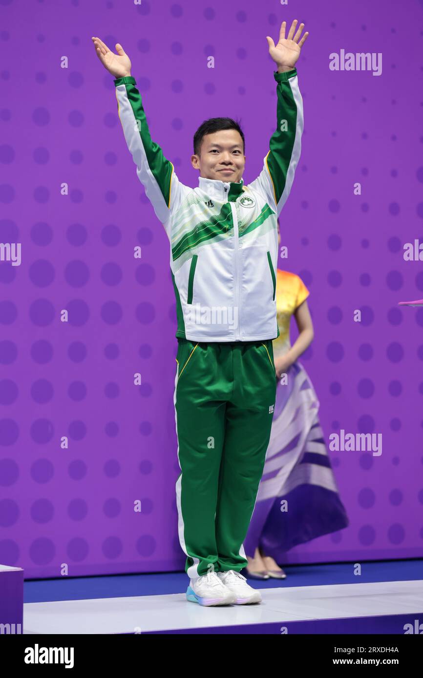 Hangzhou, China. 24th Sep, 2023. Song Chi Kuan (MAC) Wushu : Men's ...