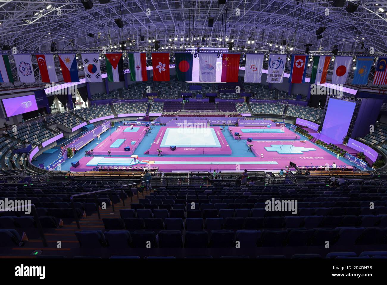 Hangzhou, China. 24th Sep, 2023. General view Artistic Gymnastics : at Huanglong Sports Centre ...