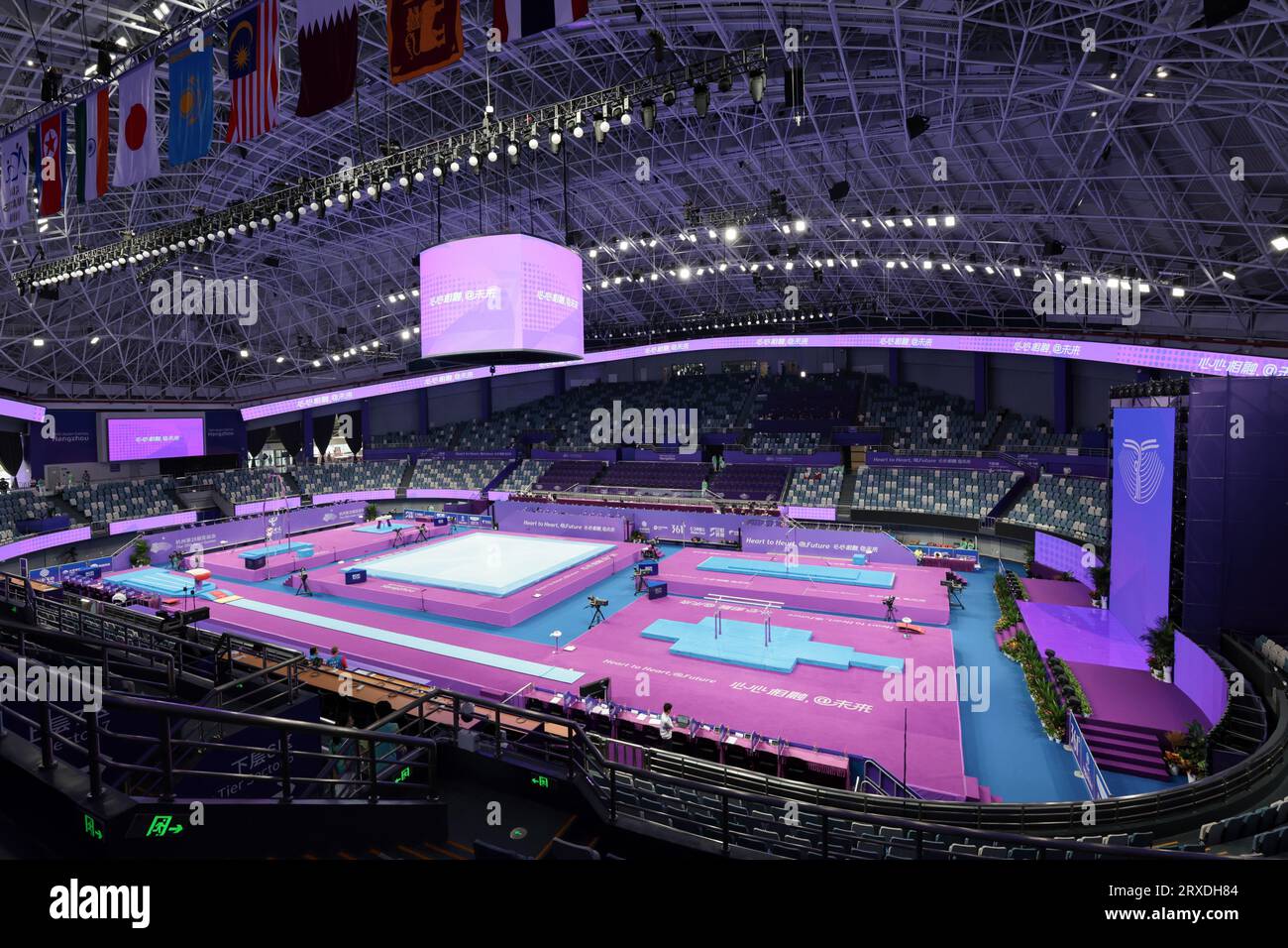 Hangzhou, China. 24th Sep, 2023. General view Artistic Gymnastics : at Huanglong Sports Centre ...