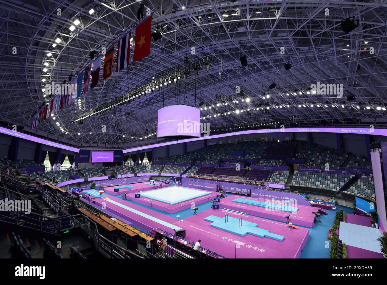 Hangzhou, China. 24th Sep, 2023. General view Artistic Gymnastics : at Huanglong Sports Centre ...