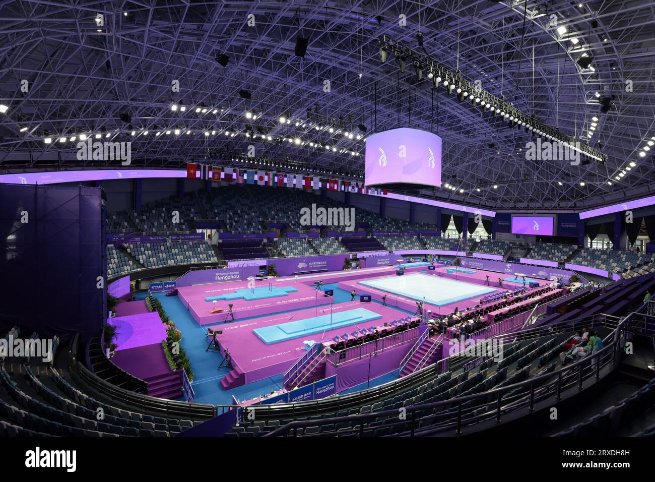 Hangzhou, China. 24th Sep, 2023. General view Artistic Gymnastics : at Huanglong Sports Centre ...